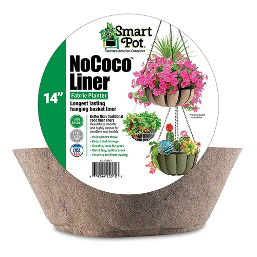 Smart Pot® NoCoco™ Liner 14-inch Fabric Planter (Natural) | Jackson